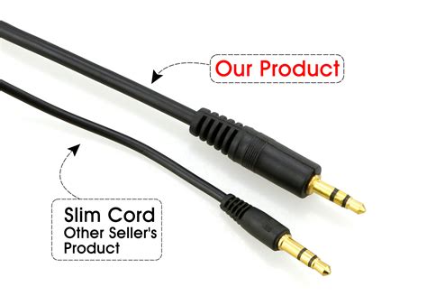 M Long Mm Stereo Audio Aux Cable Extension Male To Male Auxiliary Cord Ebay