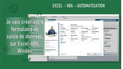 Je Vais Créer Votre Formulaire De Saisie De Données Sur Excel Vba Windev