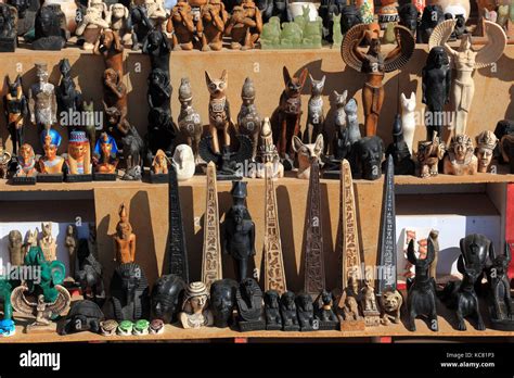 Luxor, African souvenirs, Africa, Upper Egypt Stock Photo: 162446203 ...