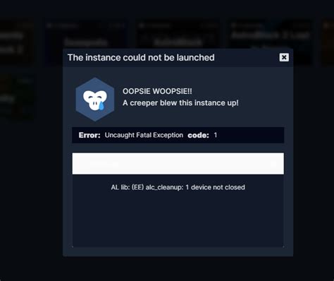 Uncaught Fetal Exeption Code 1 · Issue 881 · Gorilla Devsgdlauncher