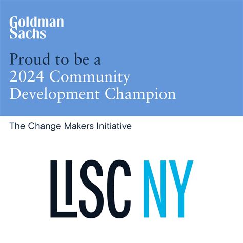 Were Proud To Share That Lisc Ny Has Been Recognized As A 2024 Goldman