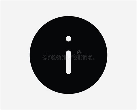 Round Solid Black Infomation Button Info Circle Symbol Icon Help Desk