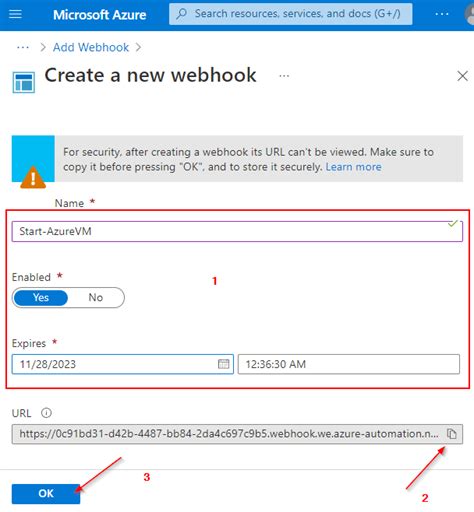 Start And Stop Azure Vms Using Webhooks