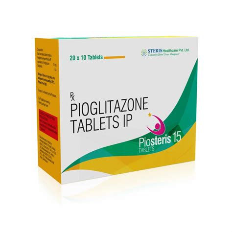 Pioglitazone 15mg Tablets At ₹ 55stripe Diabetes In Jaipur Id