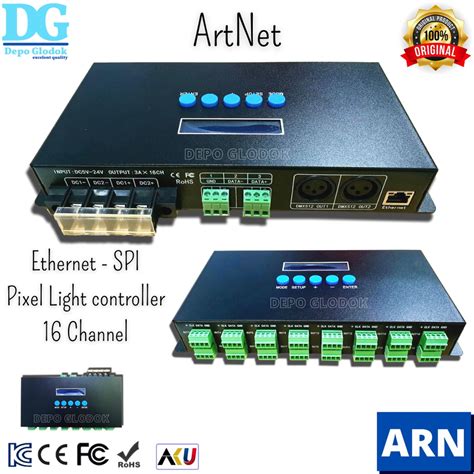 Jual Ethernet Spi Dmx Pixel Light Controller Artnet Shopee Indonesia