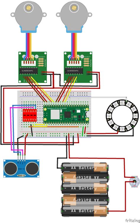 How To Build A Pico Powered Hull Pixelbot Raspberry Pi