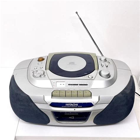 Hitachi Cx 39e Cd Radio Cassette Recorder Portable Music Player