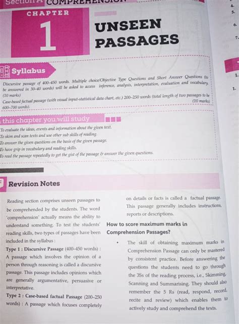 Chapter 4 Caapter 5 Passages Syllabus Discursive Passage Of 400 450 Wor