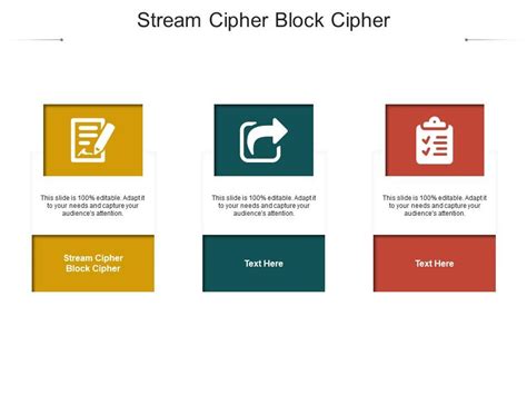 stream cipher block cipher ppt powerpoint presentation layouts ideas