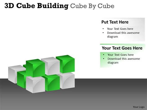3d Cube Building Cube By Cube Ppt 31 Presentation Graphics