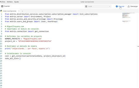 Listar Suscripciones Con Python En MicroStrategy MiguelTroyano Com