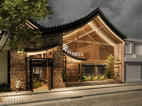 A BẢn Mountaindew Restaurant Facade Design Behance