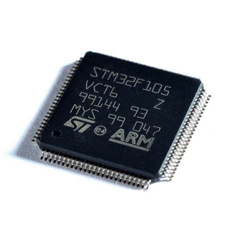 st chip stm32f105vct6 lqfp100 mirocontroller arm based 32 bit mcu