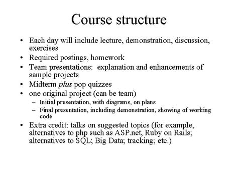 Creating Databases For Web Applications Introductions Overview