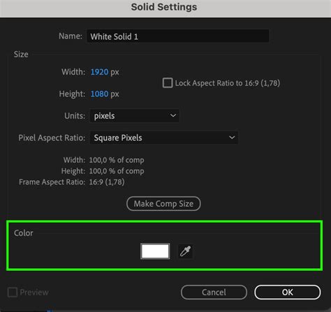 How To Change Solid Color In After Effects Aejuice