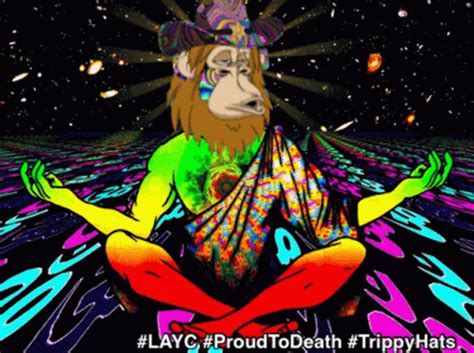 Lazy Apes Trippy Hats GIF Lazy Apes Trippy Hats Layc Discover Share GIFs
