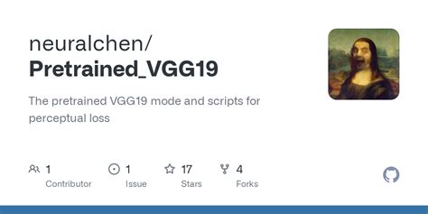 Github Neuralchenpretrainedvgg19 The Pretrained Vgg19 Mode And