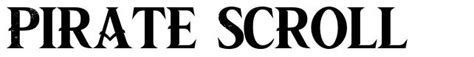 Pirate Scroll Font By Jayde Garrow Fontriver