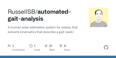 GitHub RussellSB Automated Gait Analysis A Human Pose Estimation System For Videos That