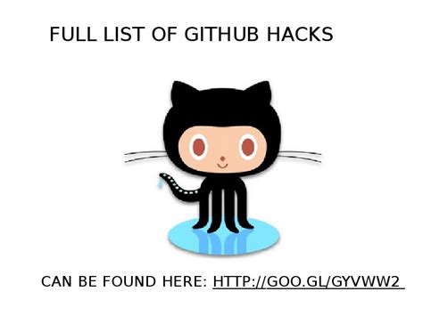 Github Hacks Github Hacks
