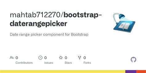 Github Mahtab712270bootstrap Daterangepicker Date Range Picker