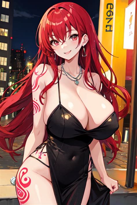 Sexy Redhead Milf With Black Tight Dress By Shauna247 On Deviantart