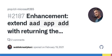enhancement extend `aad app add` with returning the directory id