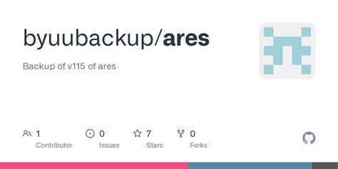 GitHub Byuubackup Ares Backup Of V Of Ares