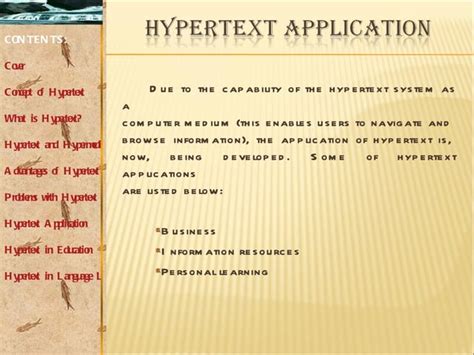 Hypertext System Hwsone Ppt