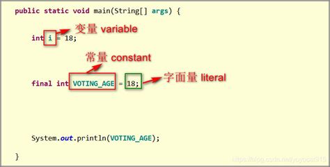 Java初学者笔记四 字面量常量和变量字面量 常量 数值 Csdn博客