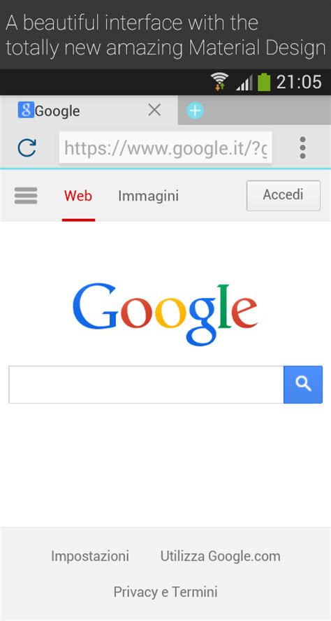 Now Material The Lightest Browser For Android Hexamob