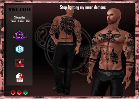 Second Life Marketplace [enigma Ink] Stop Fighting My Inner Demons