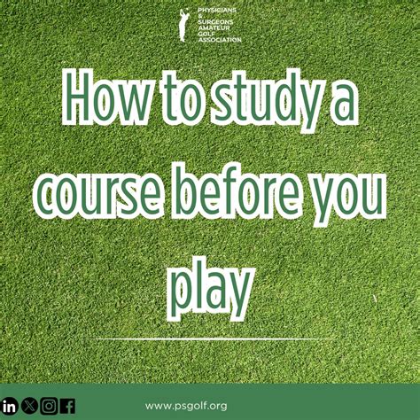 Golftips Psaga Physicians And Surgeons Amateur Golf Association