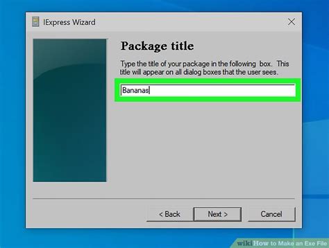 How To Make An Exe File With Pictures WikiHow