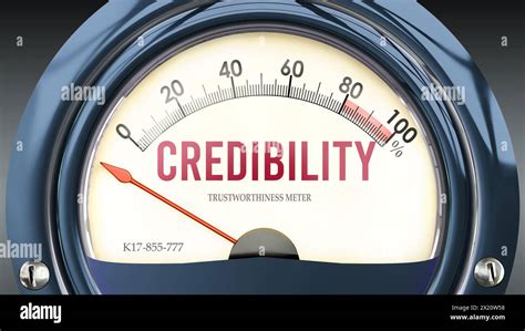 Credibility And Trustworthiness Meter That Hits Less Than Zero Hi Res