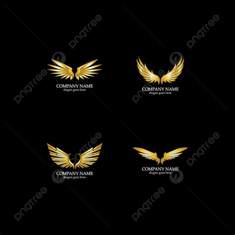 Angel Wings Illustration Vector Hd Images Wings Gold Logo Vector