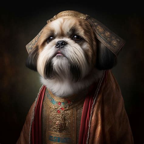 Shih Tzu In Chinese Art At Bonnie Tyler Blog