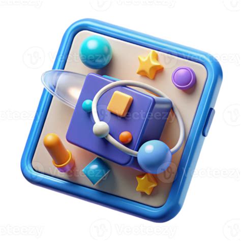 Render Colorful App Icon Design Abstract Background 55663989 Png