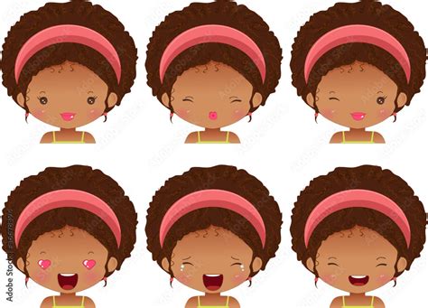 Chibi Expressions Stock Vector Adobe Stock