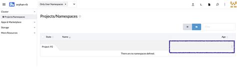 Create Namespace Button Is Missing For Cluster Members And Project Ownersmembers When They Are