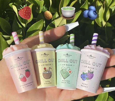 Italia Deluxe Flavored Chill Out Lip Balm Lip Treatment 6 Flavor Set