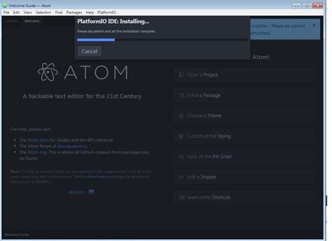 Tutorial Ide Atom Platformioalternativa à Ide Do Arduíno Microcontroladores Clube Do Hardware
