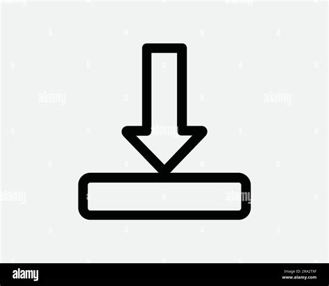 Download Icon Down Arrow Server Connection Cloud Storage File Downward Bottom Under Black