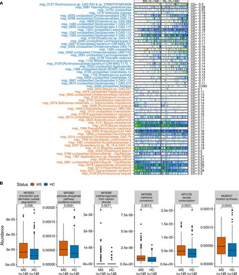 Contrasting Bacterial Species Metagenomics Species MGS And Download Scientific Diagram