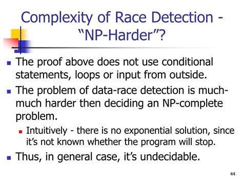 Ppt On The Fly Data Race Detection In Multithreaded Programs
