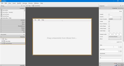 javafx布局神器 scenebuilder
