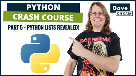 Python Crash Course Part Python Lists Revealed YouTube