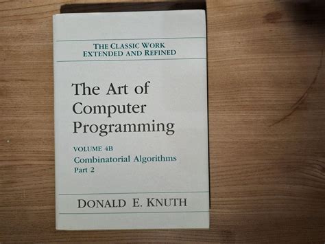 the art of computer programming volume 4b kaufen auf ricardo