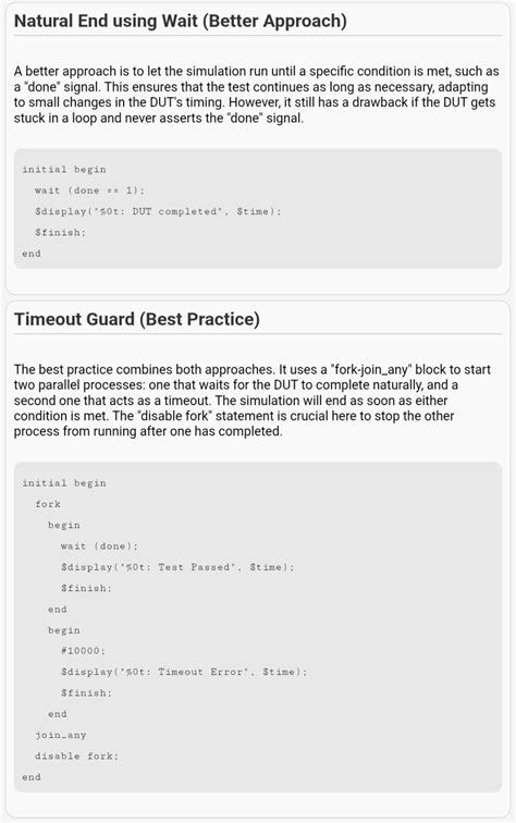 Why Hard Coded Simulation Endtime Is Risky In Testbenches Sai Surya