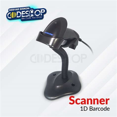 Jual Scanlogic Cs 1000 Plus Scanner Barcode 1d Auto Scan Sense Usb